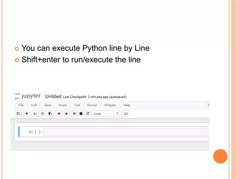 Python Py Charm Anaconda Jupyter Installation And Basic Commands Ppt