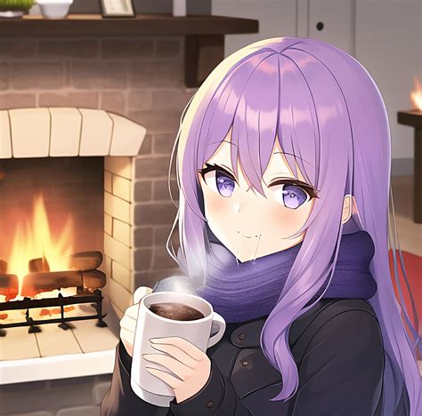 Girl With Purple Hair By Krzychumen On Deviantart