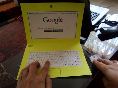 44 How To Make Computer With Paper Viral Hutomo