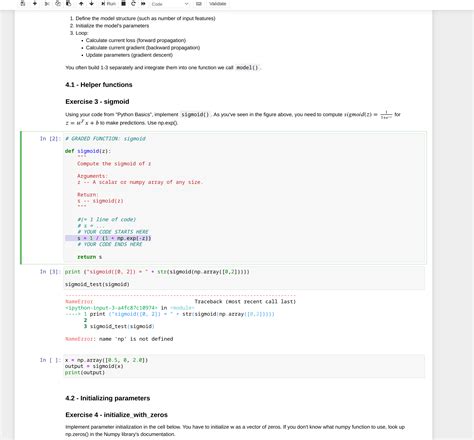 Logistic Regression Programming Assignment Exercise Neural Networks And Deep Learning