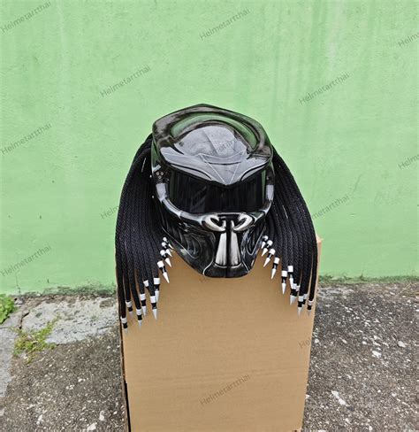 Full Face Predator Motorcycle Helmet Custom Predator Motorcycle Helmet