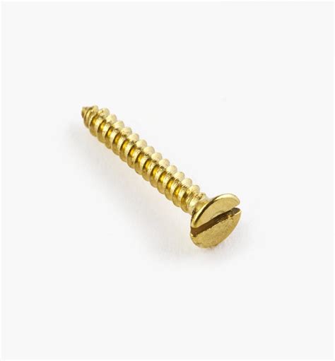 38 1 Flat Head Brass Screws Lee Valley Tools