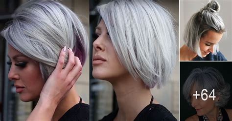 60 Cute Hairstyle Ideas For Short Gray Hair Page 8 Of 66