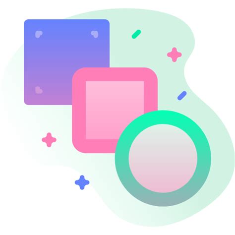 Shape Special Ungravity Gradient Icon