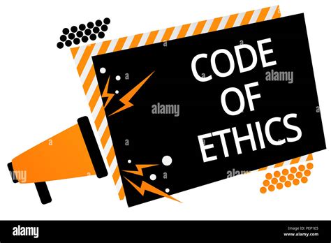 Writing Note Showing Code Of Ethics Business Photo Showcasing Moral Rules Ethical Integrity