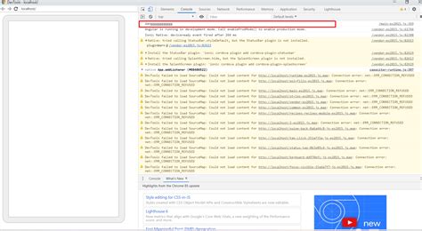 Android White Screen Ionic V6118 Capacitor Stack Overflow