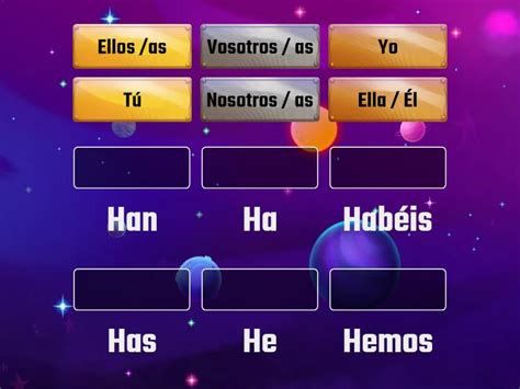 Verbo Haber Presente Associação