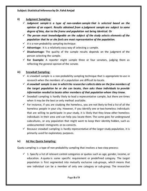 Assignment Sampling Techniques Docx