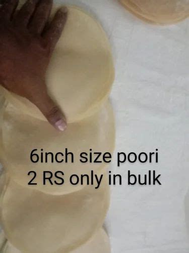 Poori At Best Price In Hyderabad By Gsr Food Products Id 2849204348588