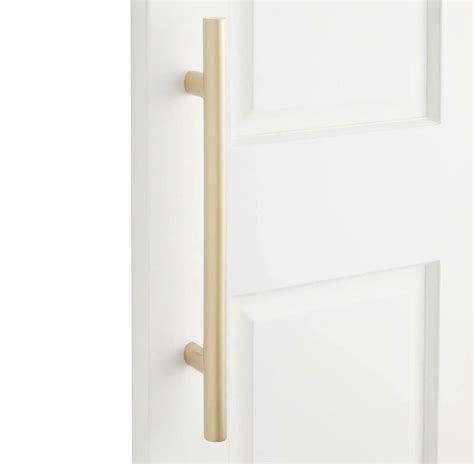 🔥 Nob Signature Hardware 12 Kobe Door Pull Satin Brass Ebay