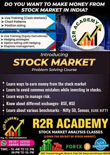 Advanced Stock Market Class At ₹ 24999course In Silvassa Id