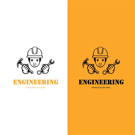 Engineer Logo Design Template Suitable For Company Logo Print Digital Icon Apps And Other