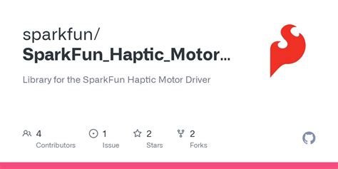 GitHub Sparkfun SparkFun Haptic Motor Driver Arduino Library Library For The SparkFun Haptic