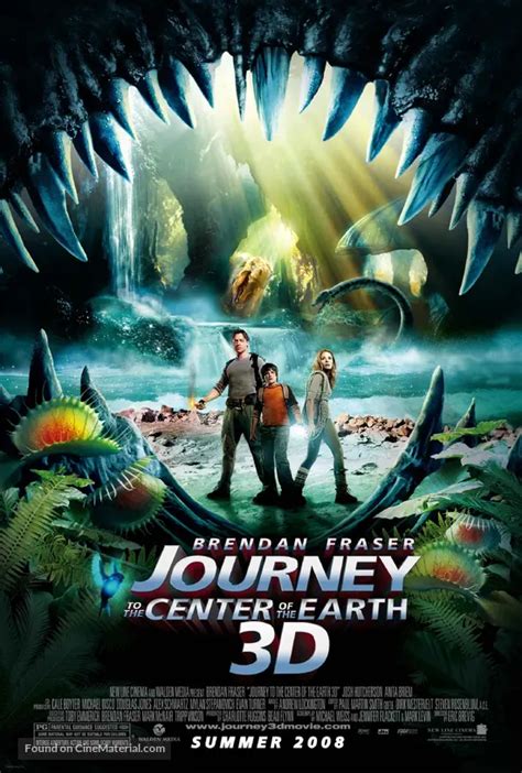 Journey To The Center Of The Earth 2008 Movie Poster