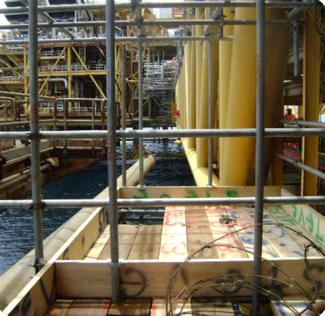 Scaffold Erection At Odp Field Tophab