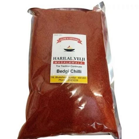 Without Stem Capsicum Annuum 1kg Bedgi Red Chilli Powder At Rs 640pack