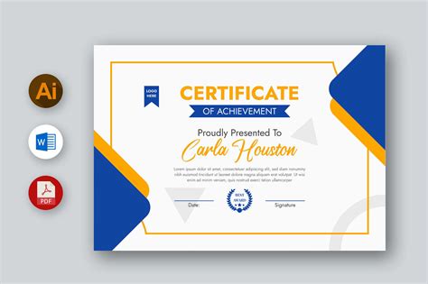 Microsoft Word Award Certificate Template