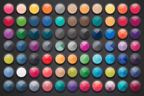 Color Picker Circle Design Material And 24 Hue Set Premium Ai Generated Image