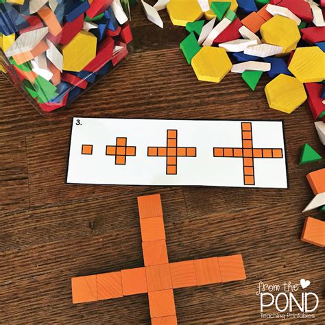 Growing Pattern Activity Cards Pattern Activities Activity Cards