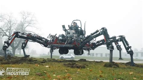 Robot Geniuses Who Created Terrifying Spider Machine Issue Major
