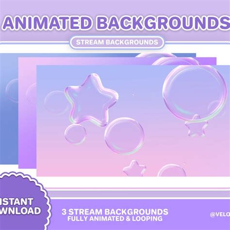 Custom Animated Background Etsy