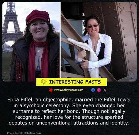 The Woman Who Married The Eiffel Tower Weekly Recess