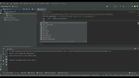 Exercice 2 Python بالتونسي Youtube