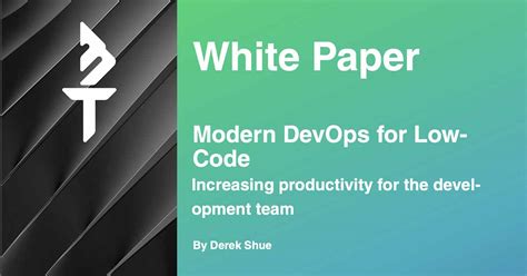 Modern Devops For Low Code