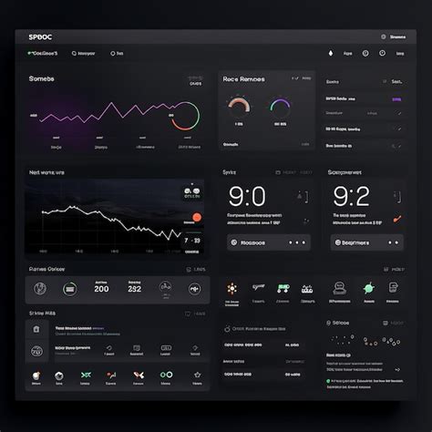 Premium Photo Web Dashboard Dark Mode Dashboard With Dark Mode