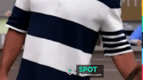 Striped Polo Tee Worn By Andrea Andi Barnes Kj Smith In Tyler Perry