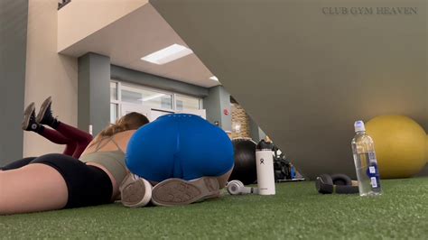 Sexy Blue Spandex Candid