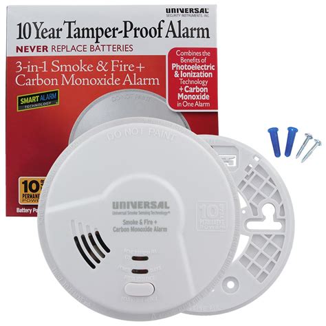 Usi Electric Smoke Detector Solid Red Light Shelly Lighting