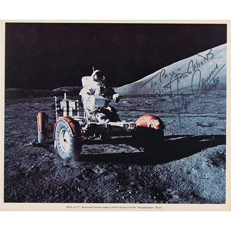Gene Cernan Signed Photograph