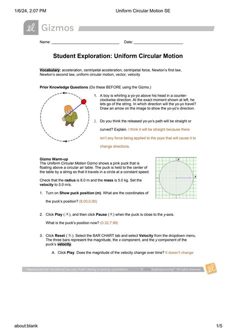 SOLUTION Uniform Circular Motion Studypool