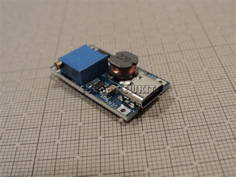 ماژول افزاینده ولتاژ با سوکت ورودی Type C فروشگاه نیوکیت عرضه انواع کیت پروژه مدار و