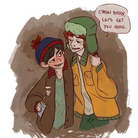 South Park Stan Marsh X Kyle Broflovski Style South Park Anime
