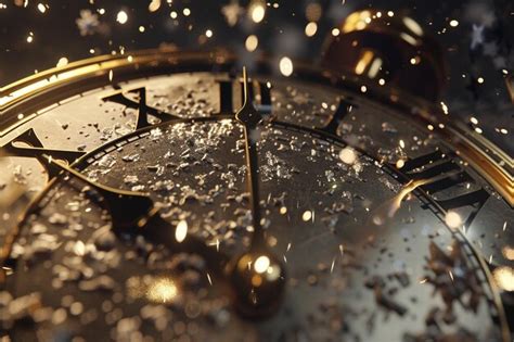 Envision The Jubilant Moment As The Countdown Cloc Generative Ai