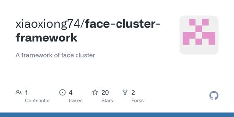 Face Cluster Framework Main Py At Master Xiaoxiong Face Cluster Framework GitHub