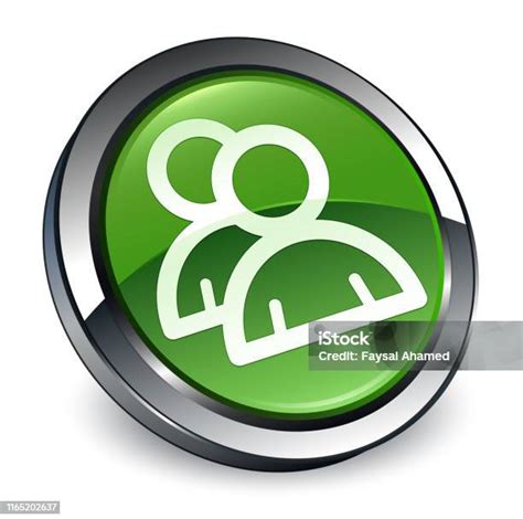 그룹 아이콘 3d 소프트 그린 라운드 버튼 미국에 대한 스톡 벡터 아트 및 기타 이미지 미국 사람들 상징 Istock