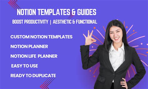 Create Custom Notion Templates Guides Workspace Setup Database And Dashboards By Vivi