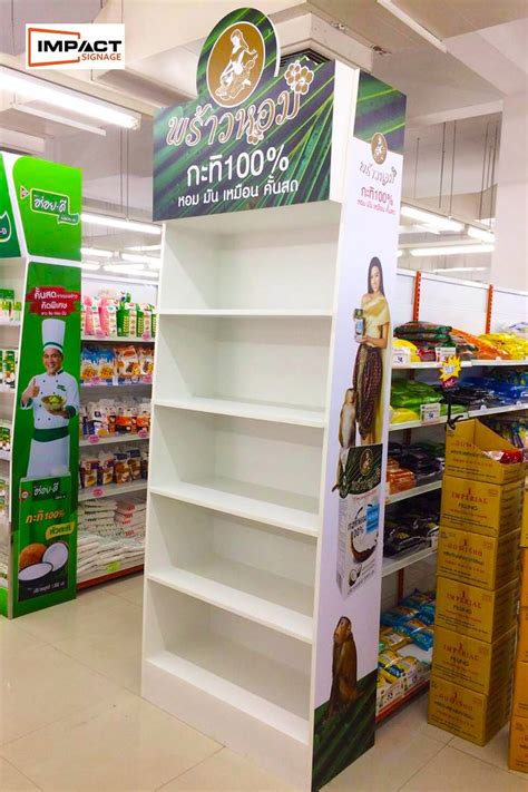 🤗งานผลิตและติดตั้งบูธ ชั้นวางสินค้า ให้กับร้านค้าตัวแทนจำหน่ายผลิตภัณฑ์ พร้าวหอม ของบริษัท