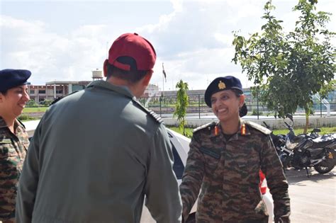 Visit Of Col Rishma Sarin Army Service Corps Sainik School Jhansi