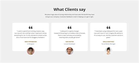 Website Testimonial Mockup On Behance