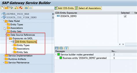 How To Create Odata Service For Abap Cds Views Using Referenced Data Source In Segw