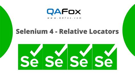 Selenium 4 Relative Locators YouTube