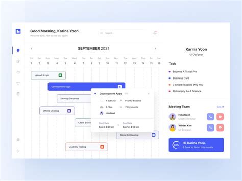 Timeline Design Web Ui Design Dashboard Ui