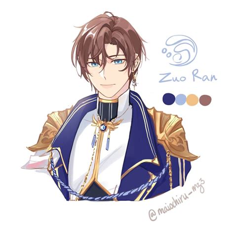 Safebooru 1boy Artem Wing Tears Of Themis Artist Name Bangs Blue