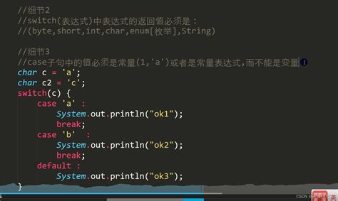 Java与c的switch对比：穿透现象与字符串支持 Csdn博客