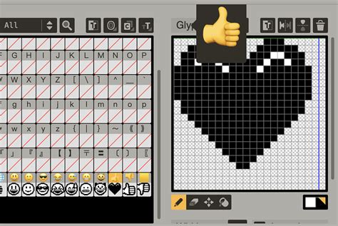 Caps Gets Weird When Importing Image Table For Big Unicode Glyphs Caps Gets Weird When Importing Image Table For Big Unicode Glyphs