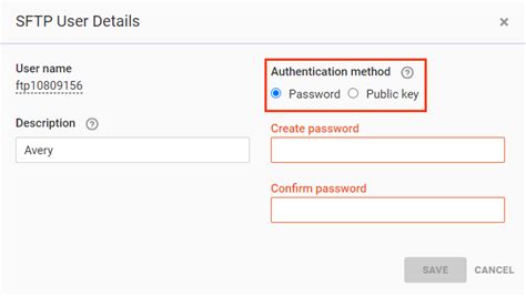 manage sftp users monetate kb